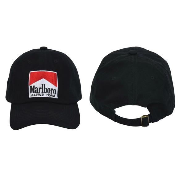 Accessories | Marlboro Cigarettes Racing Team Dads Fathers Cap Hat New ...